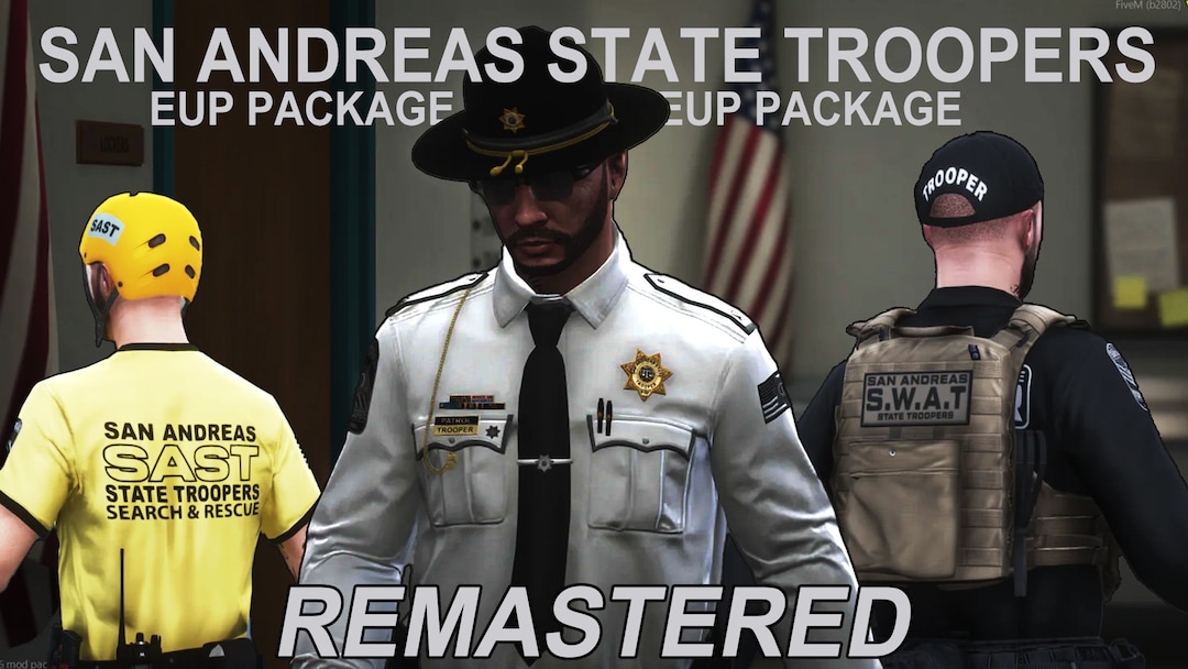 MEGA State Trooper EUP Clothing Package | JA Designs Fivem - Etsy