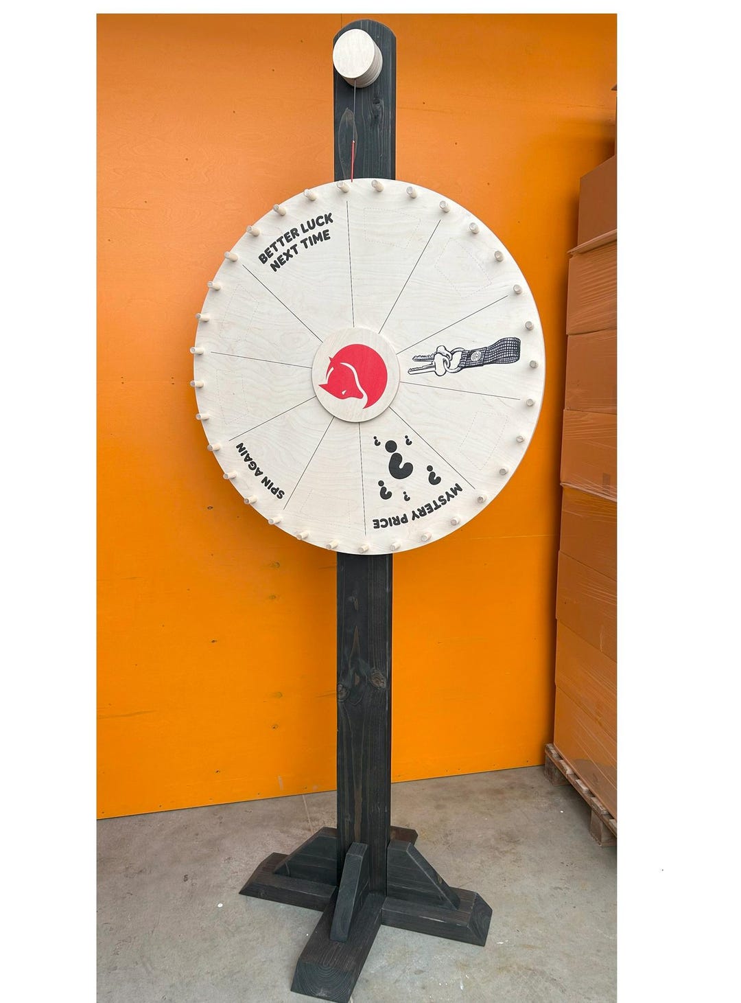 Showcase Your Event in Style – Our Custom Wooden Prize Wheel (up to 90 ...