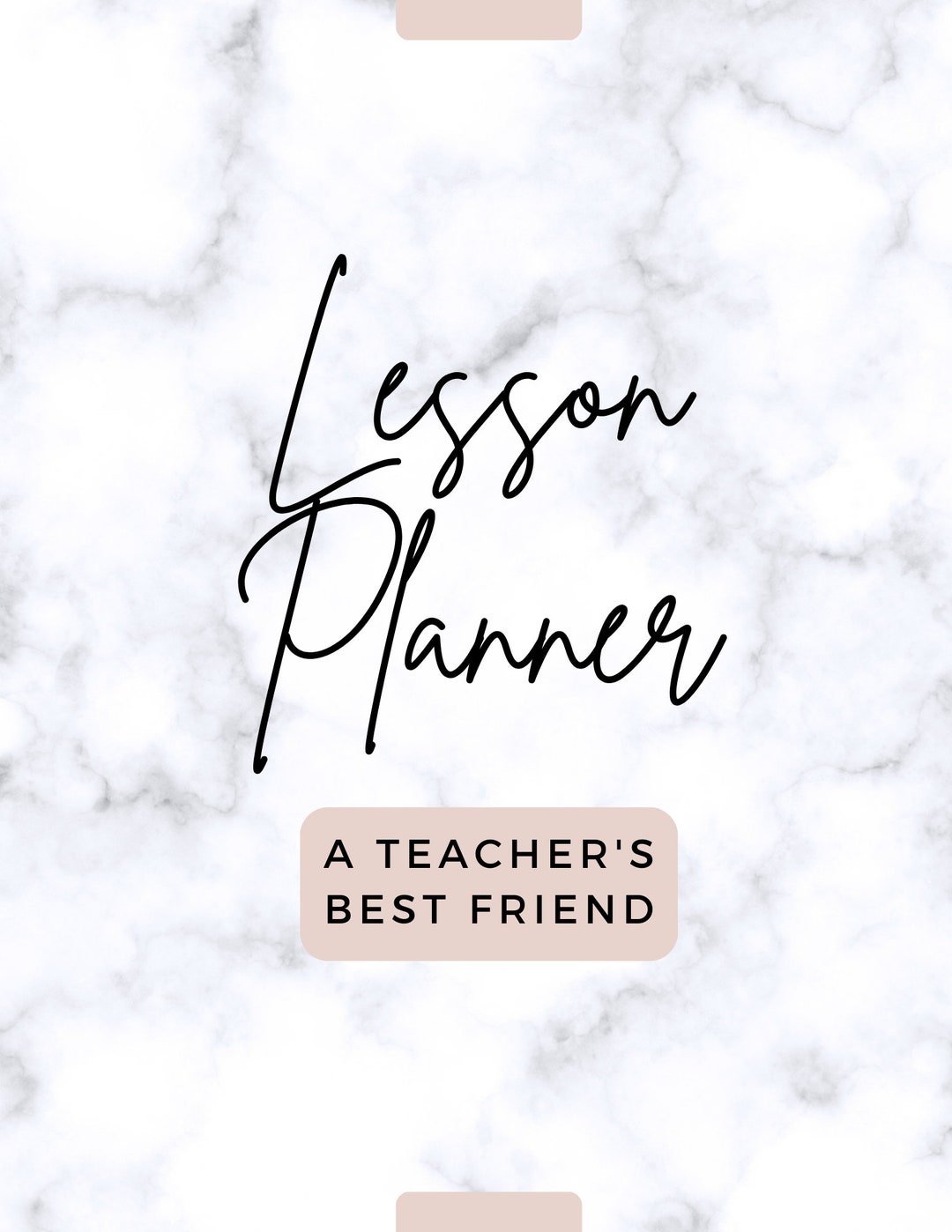 LESSON PLANNER : A Teacher's Best Friend - Etsy