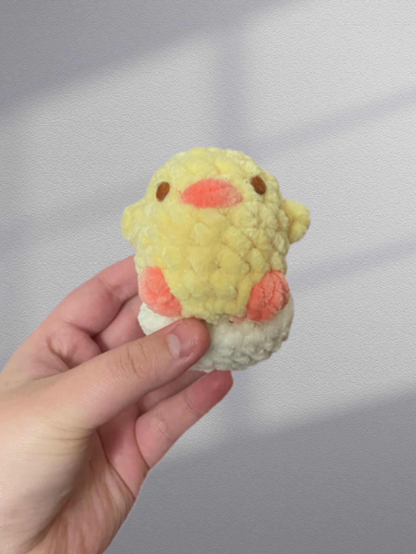 Baby Chick With Detached Eggshell Baby Chick Crochet Handmade Chick ...