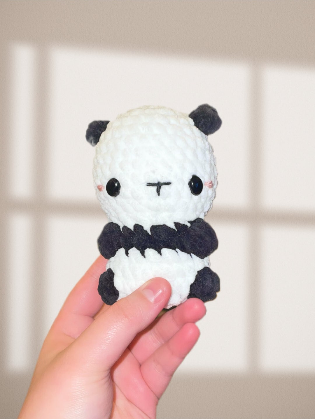 Panda Plushie Crochet Cute Panda Toy Amigurumi Panda Handmade Cute Gift ...