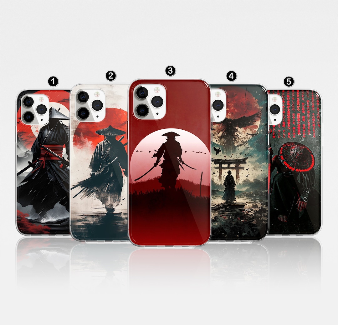 Samurai Warrior Phone Case Japanese Cover for iPhone 17 Pro Max, 16e ...