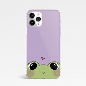 Cute Frog Phone Case Funny Toad Cover for iPhone 16 Pro Max, 15 Plus ...