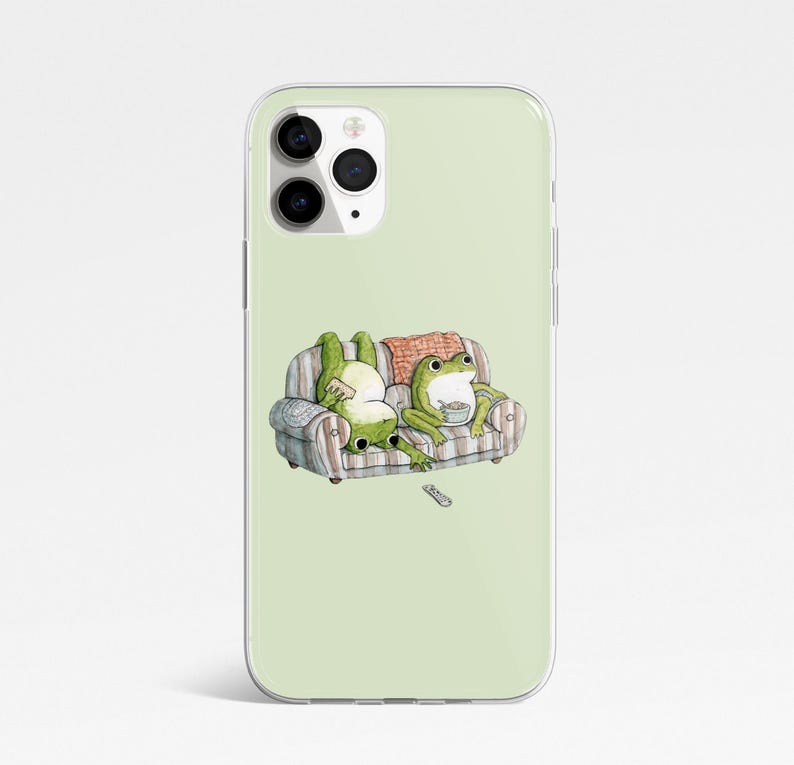 Cute Frog Phone Case Funny Toad Cover for iPhone 17 Pro Max, 16e, 15 ...