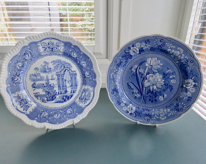Spode Blue Room Collection Regency Series 'pagoda' Plate - Etsy