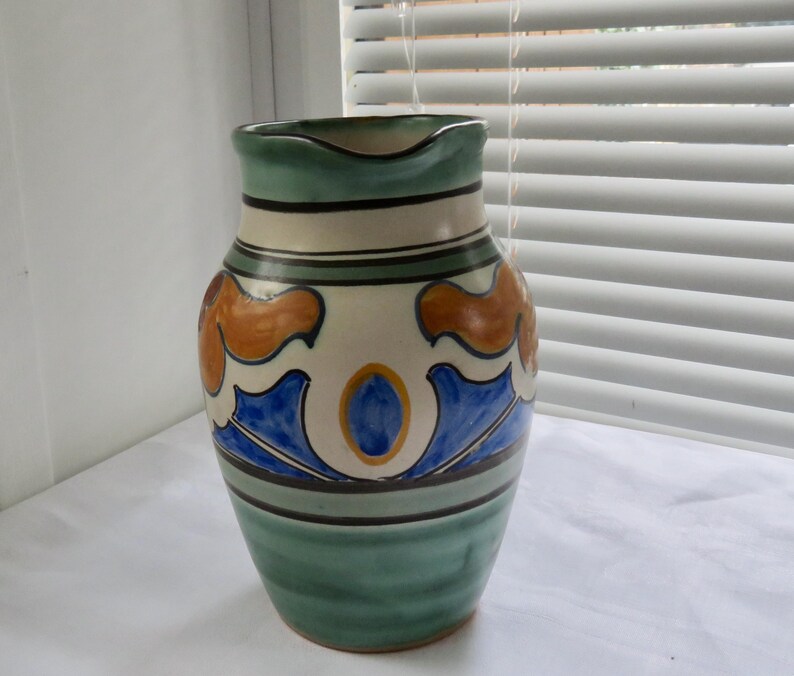 Collard Honiton Vases and Jug, Hand Painted. Made in England C1940s - Etsy