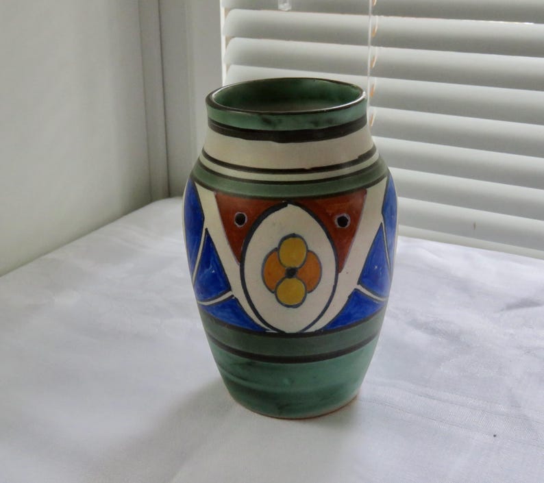 Collard Honiton Vases and Jug, Hand Painted. Made in England C1940s - Etsy