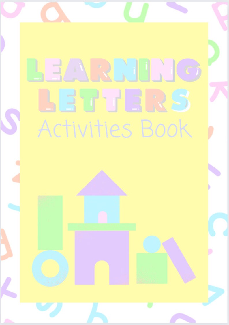 ABC Adventures: Interactive Alphabet Activity Book for Kids - Etsy