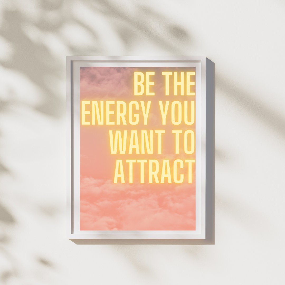 A4 Printable Positive Affirmations Set of 5 - Orange and Yellow - Etsy