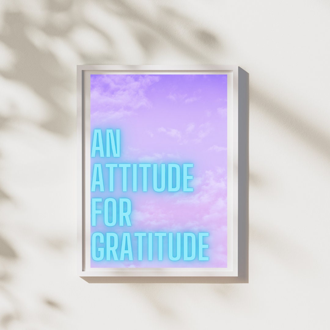 A4 Printable Positive Affirmations Set of 5 - Purple and Blue - Etsy