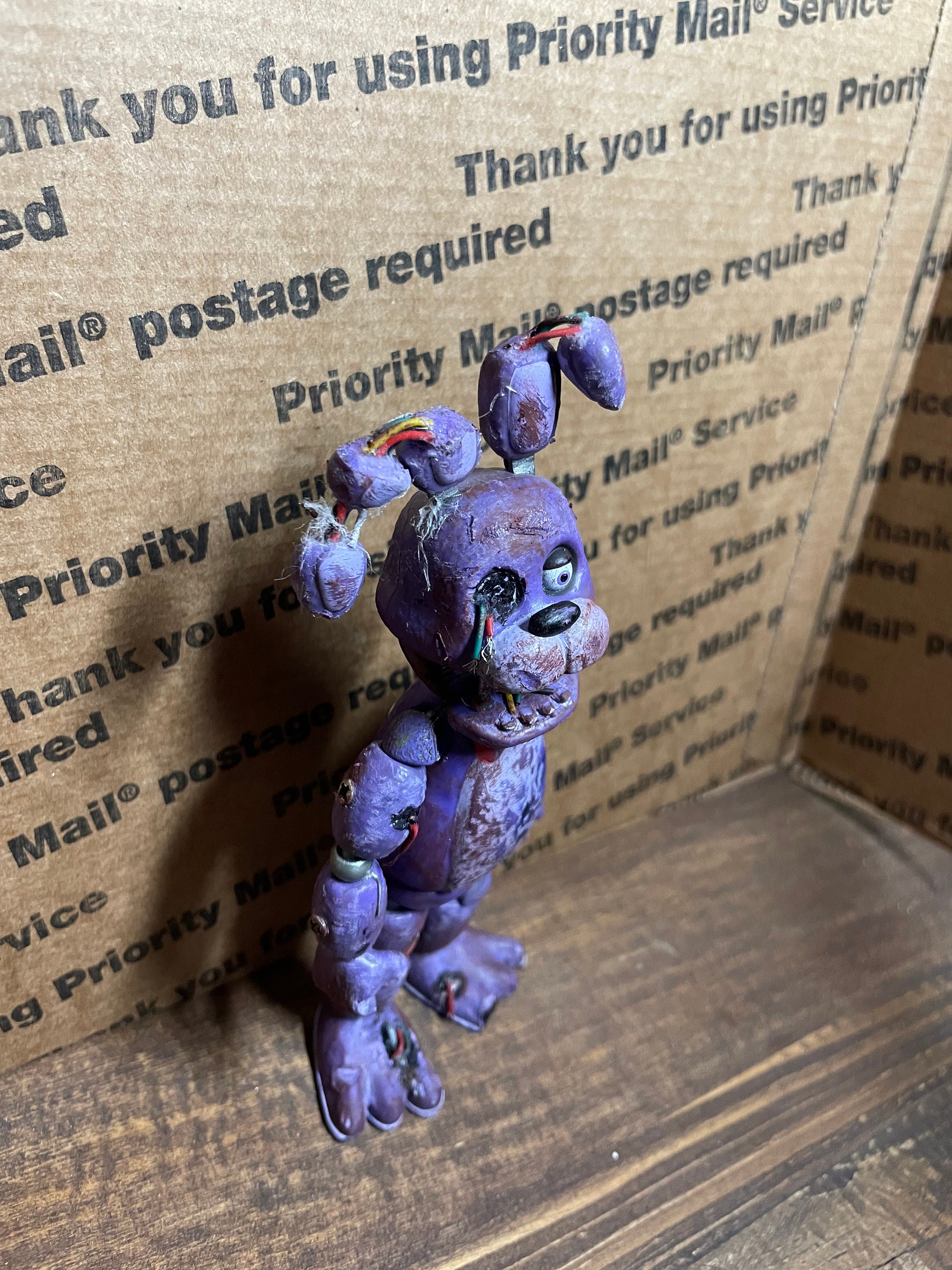 Custom Withered Springlock Bonnie Suit Stationary Figure - Etsy