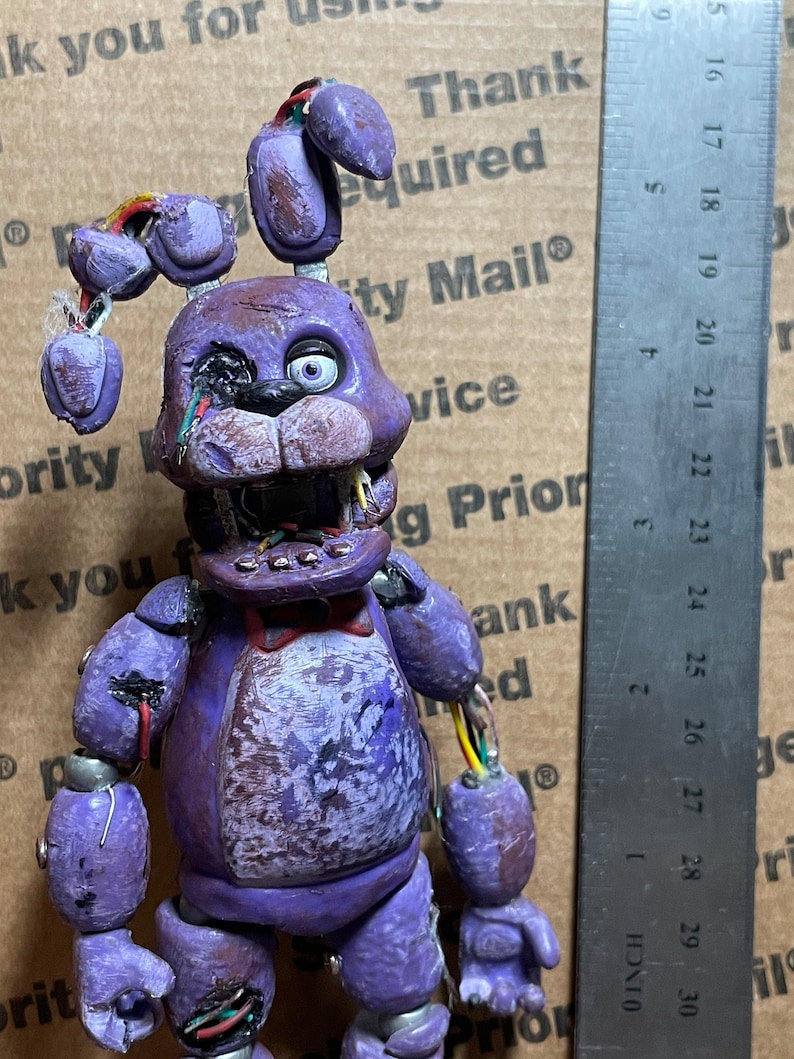 Custom Withered Springlock Bonnie Suit Stationary Figure - Etsy
