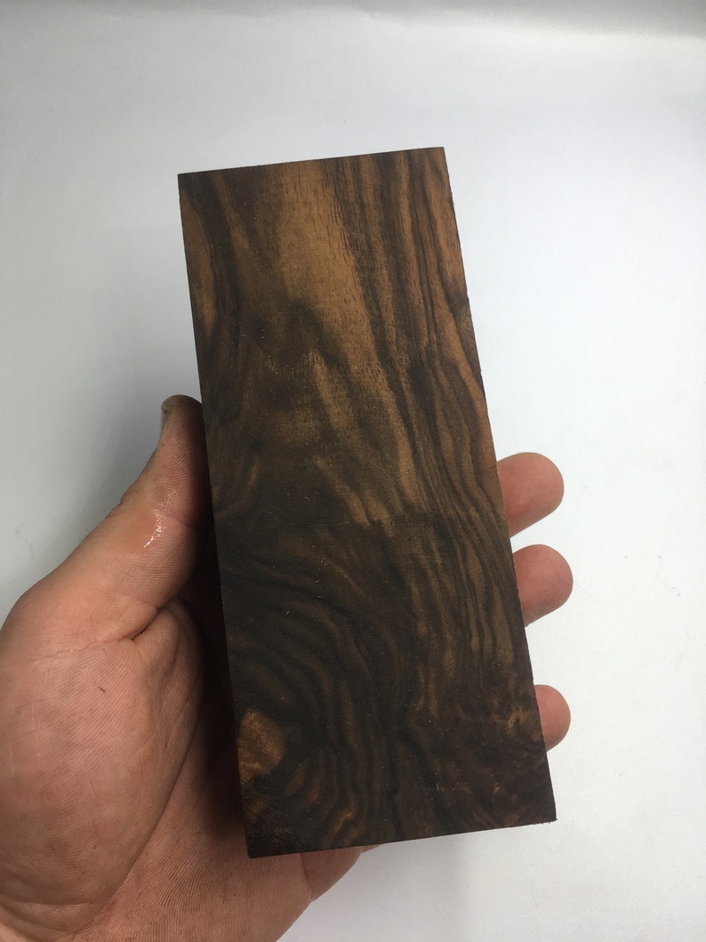 Turkish Walnut Root Wood Handle Material 4 Piece - Etsy