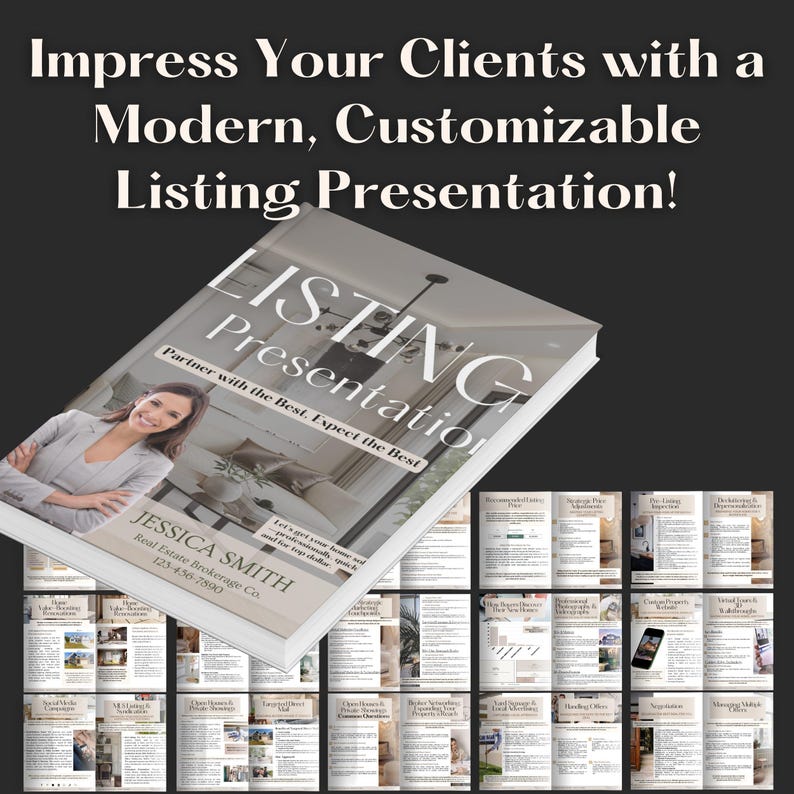 Listing Presentation Real Estate Template NAR Update Seller ...