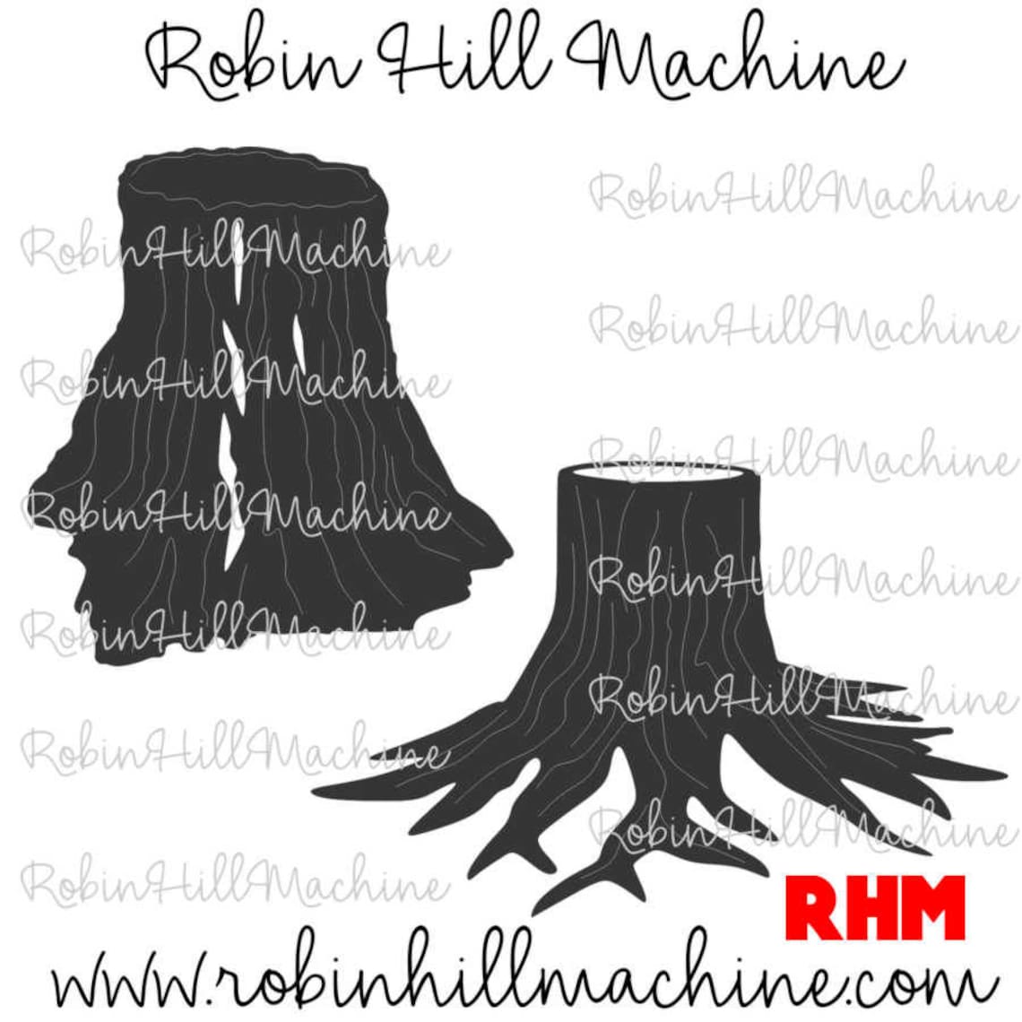 Tree Stumps Dxf Svg Files Plasma Cutting CNC Laser Metal Art - Etsy