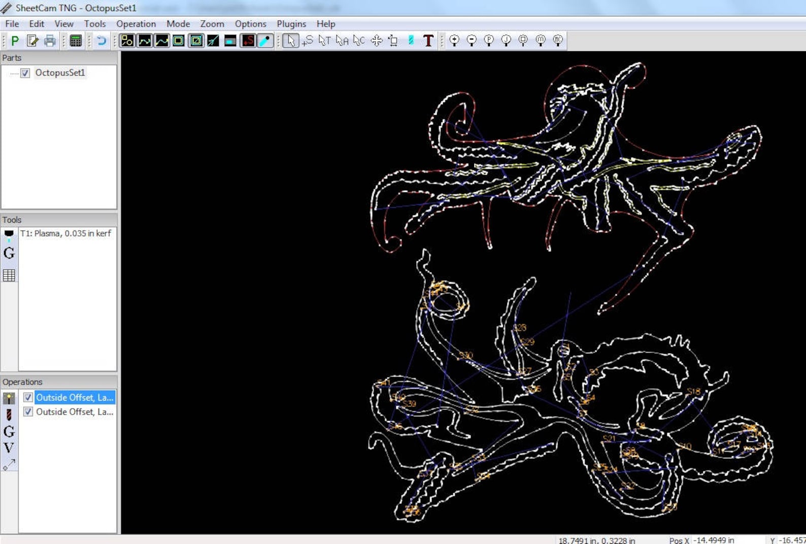 Octopus Dxf Svg Files Plasma Cutting CNC Laser Metal Art Water - Etsy UK