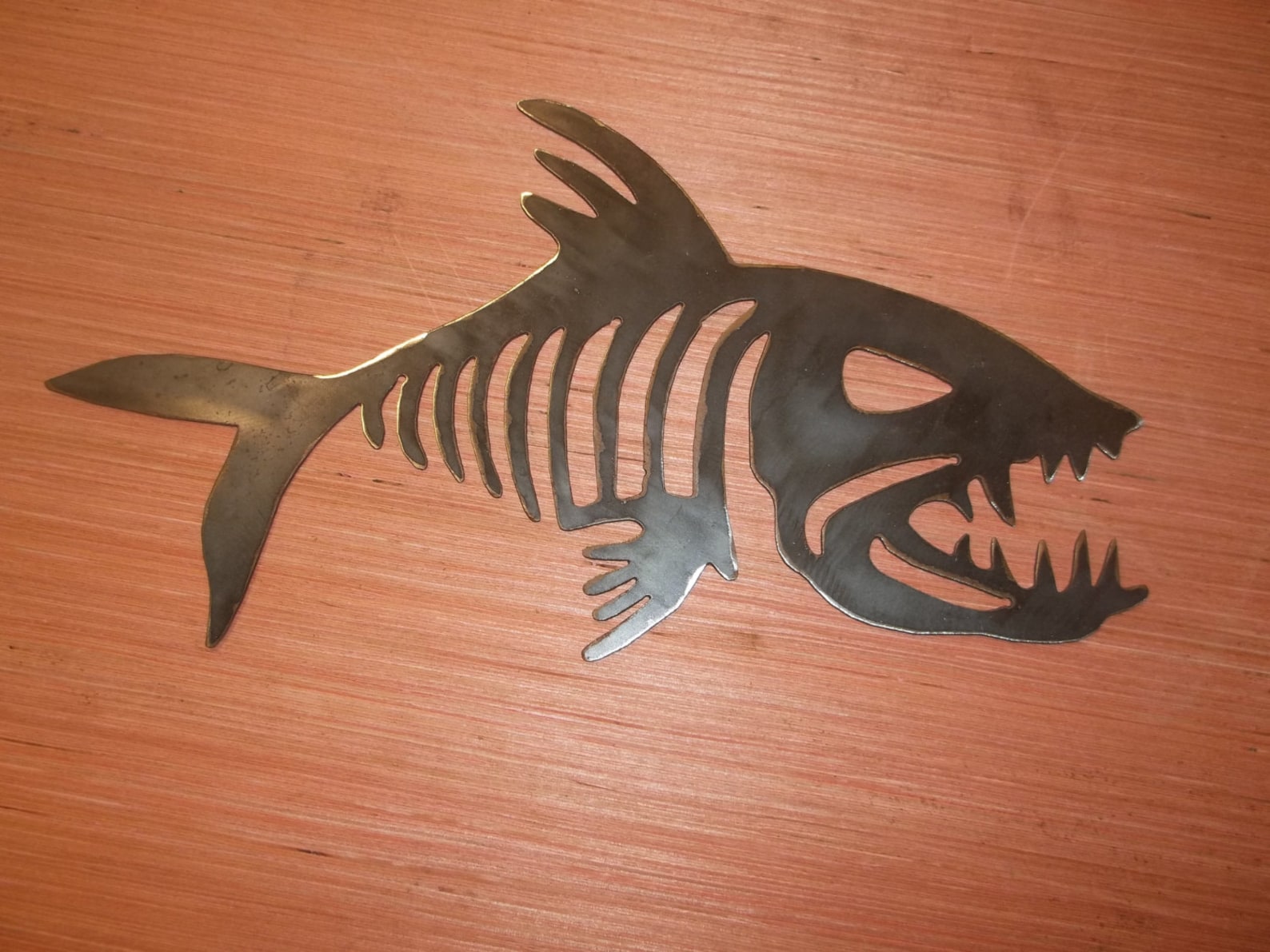 Fish Skeleton DXF and SVG Files ~ Plasma Cutting Water Jet Laser ...