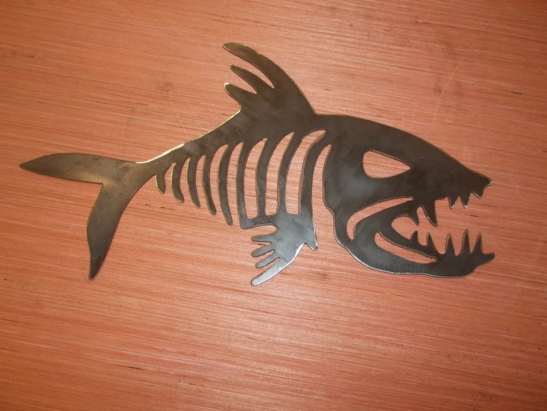 Fish Skeleton DXF and SVG Files ~ Plasma Cutting Water Jet Laser ...