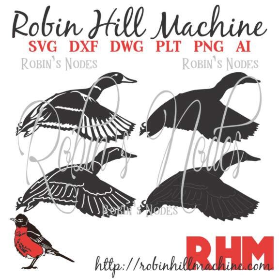 Mallard Ducks Dxf Svg Files ~ CNC Plasma Cutting, Laser Metal Art Water ...