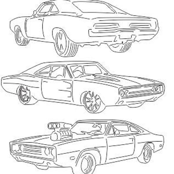 Dodge Dxf File - Etsy