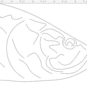 Tarpon Fish Dxf Svg Files Plasma Cutting CNC Laser Metal Art Water Jet ...