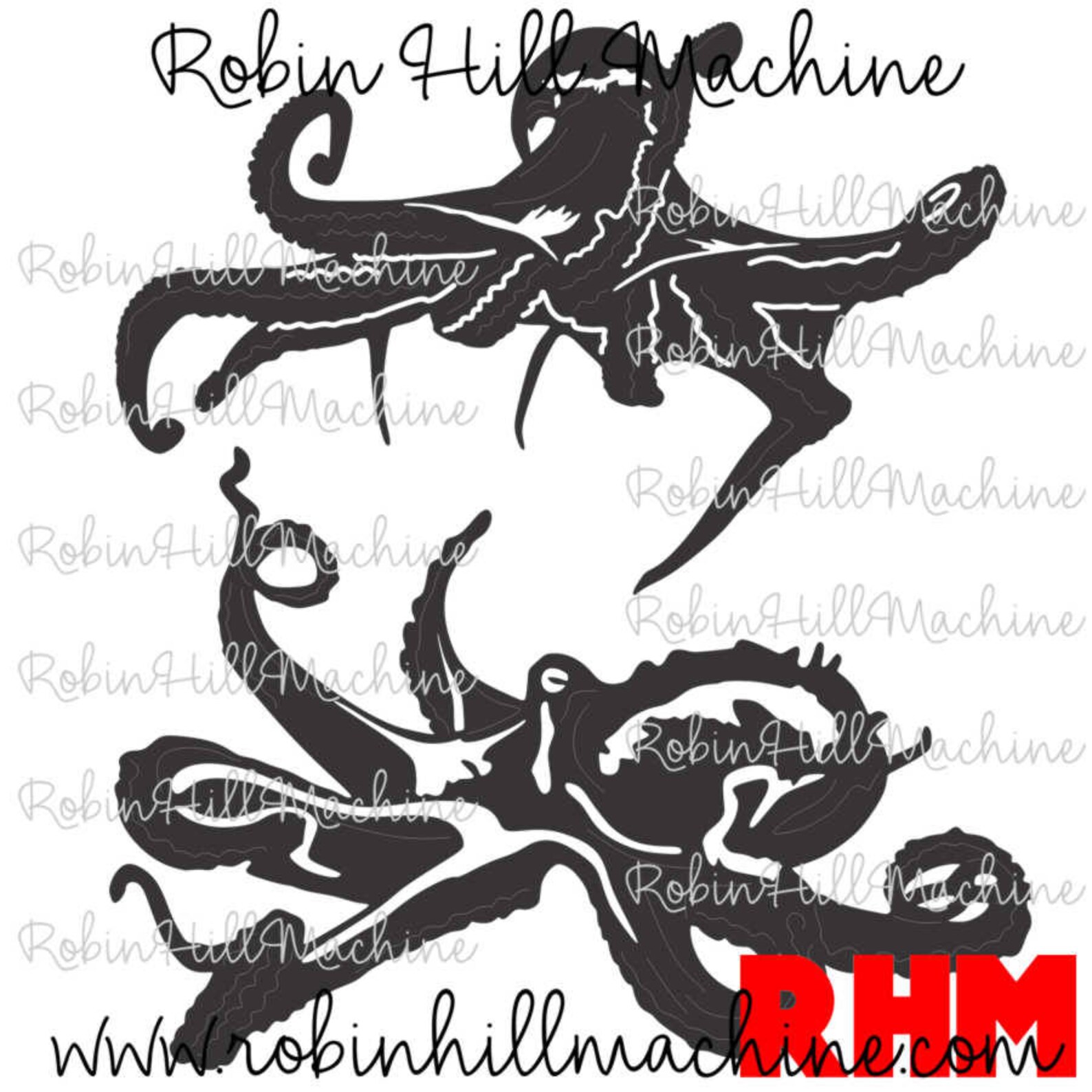 Octopus Dxf Svg Files Plasma Cutting CNC Laser Metal Art Water - Etsy ...