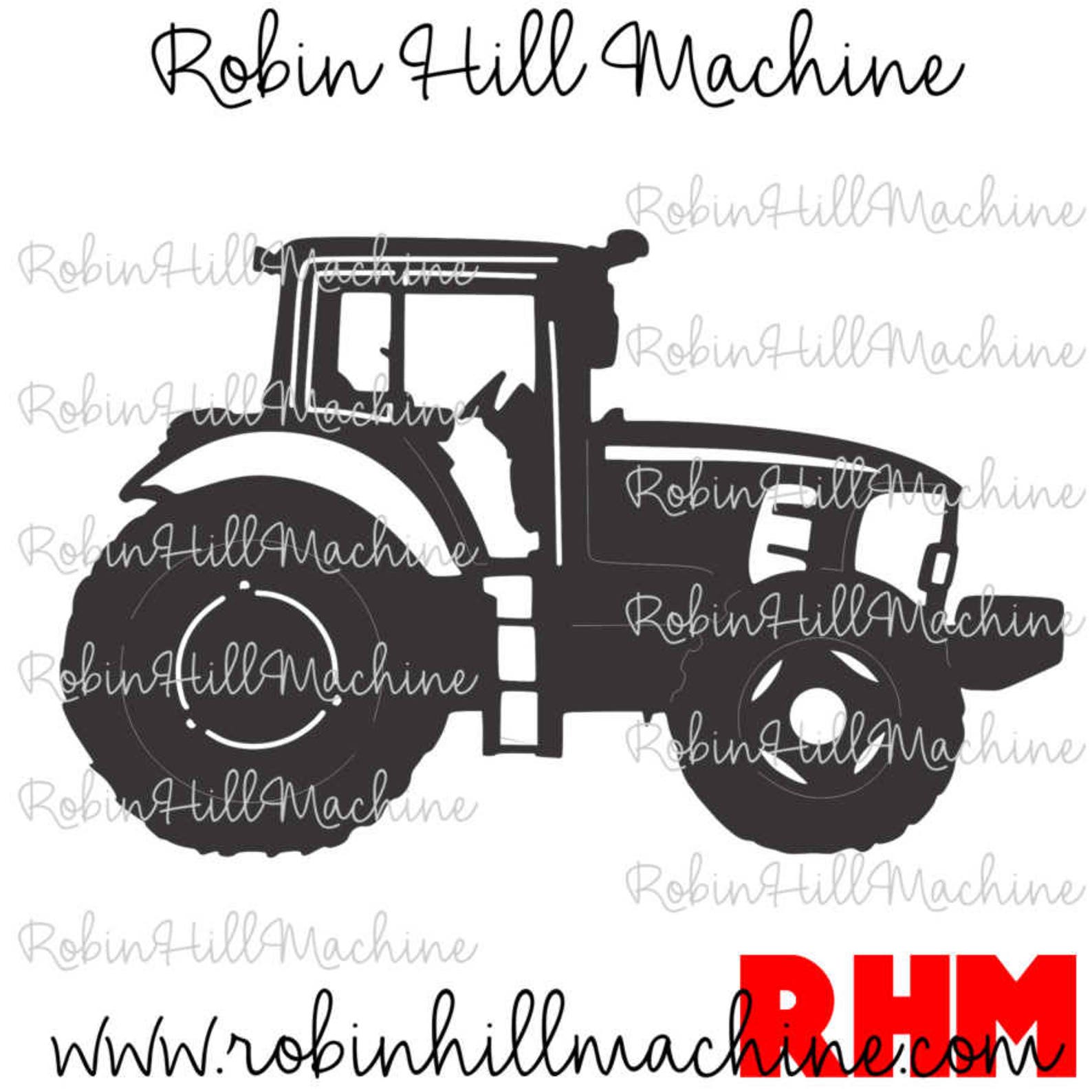 5 Tractor Files Dxf Svg Files Plasma Cutting CNC Laser Metal Art Water ...