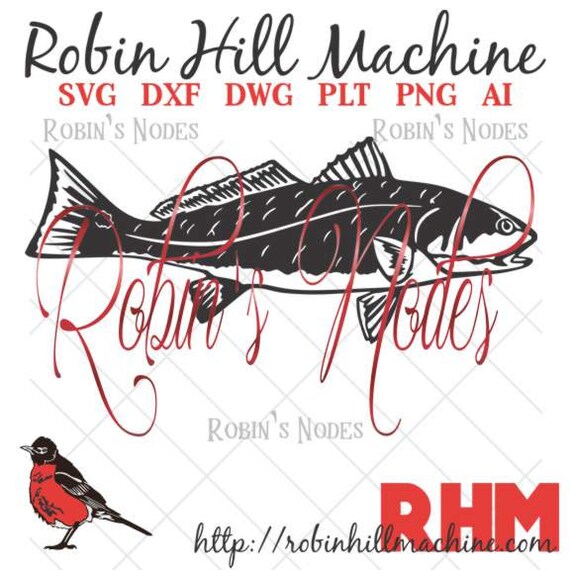 Metalworking Sculpting & Forming Redfish Fish dxf svg files ~ CNC ...