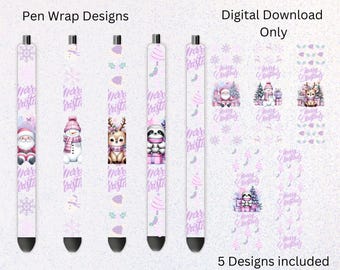Pen Wrap Bundle, Pen Wrap Sublimation Designs, Epoxy Pen Wraps, Pen ...