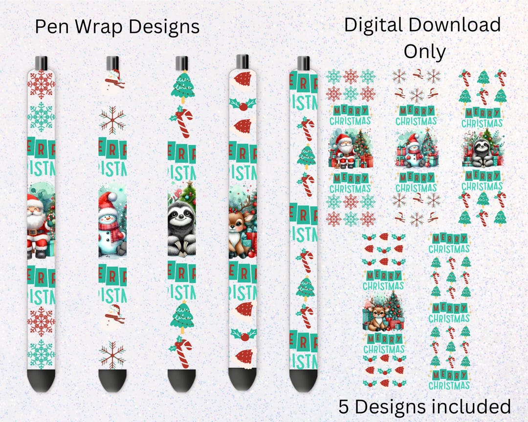 Pen Wrap Bundle, Pen Wrap Sublimation Designs, Epoxy Pen Wraps, Pen ...