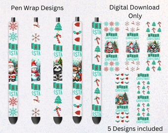 Pen Wrap Bundle, Pen Wrap Sublimation Designs, Epoxy Pen Wraps, Pen ...