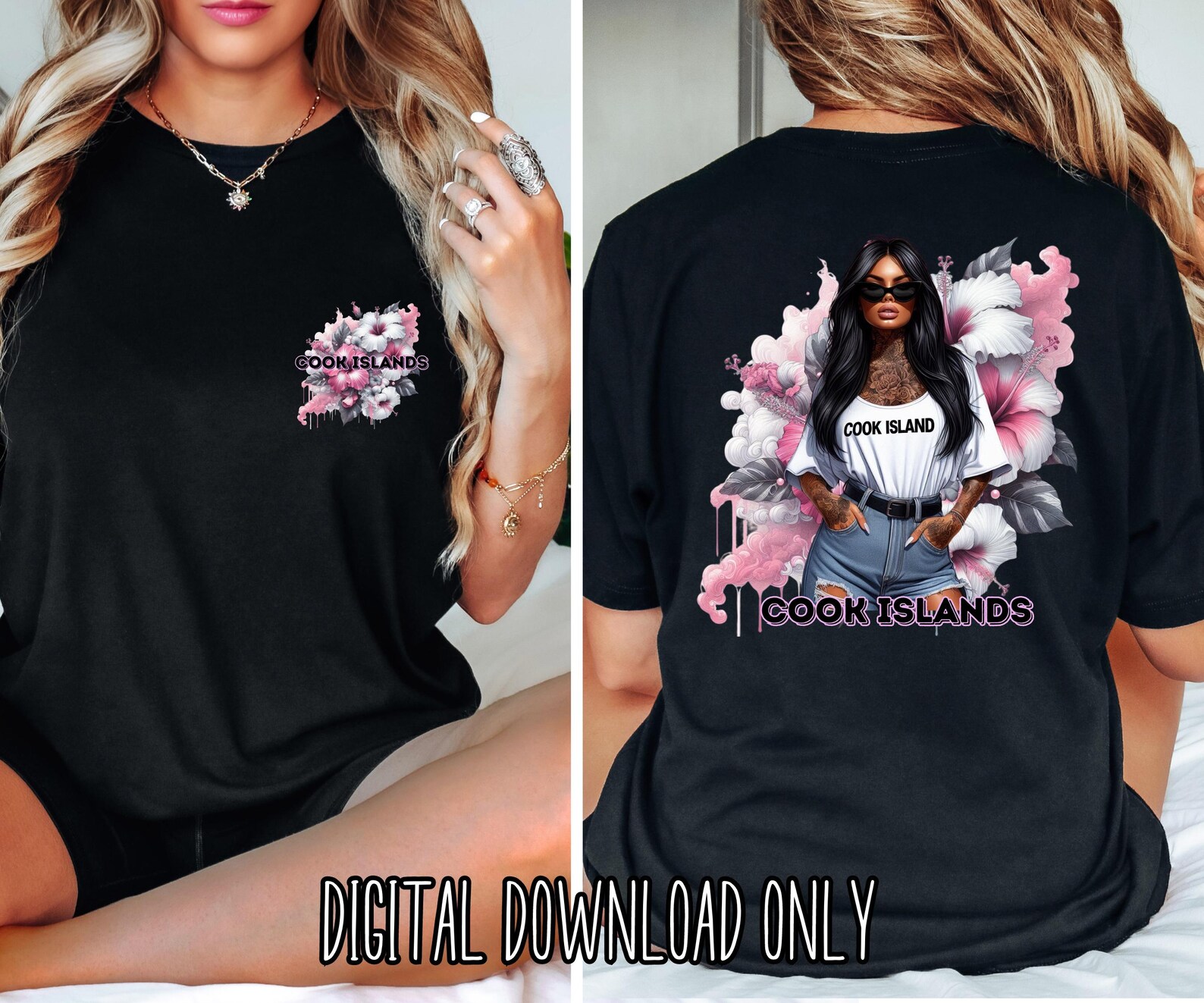 T Shirt Png, Hoodie Png, Tattoo Girl Png, DTF Png, UV DTF, Clothing Png ...