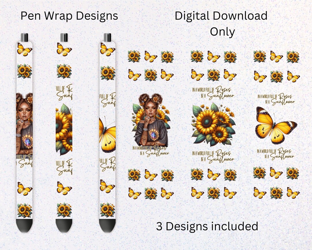 Pen Wrap Bundle, Pen Wrap Sublimation Designs, Epoxy Pen Wraps, Pen ...