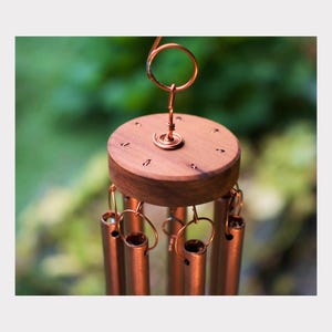 Handcrafted Copper Wind Chime - Soothing Sound for Outdoor Spaces ...