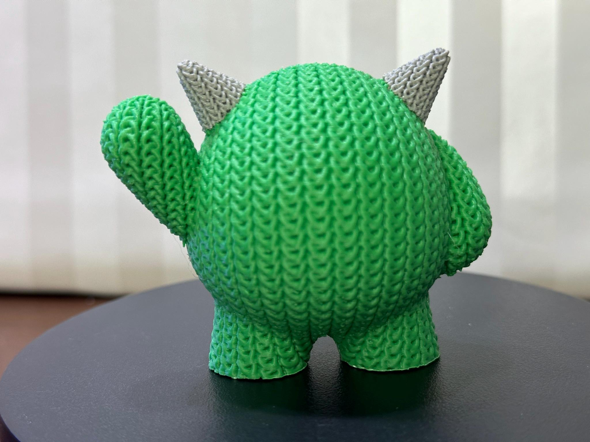 3D Printed Knit Mike & Sulley From Monsters, Inc. Mischief in Stitches ...