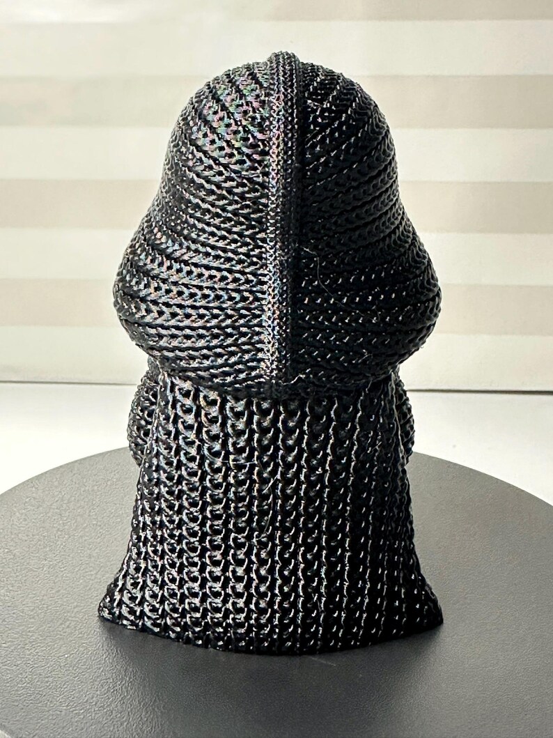 3D Printed Knit Darth Vader Figure Handcrafted Dark Lord of the Sith - Etsy