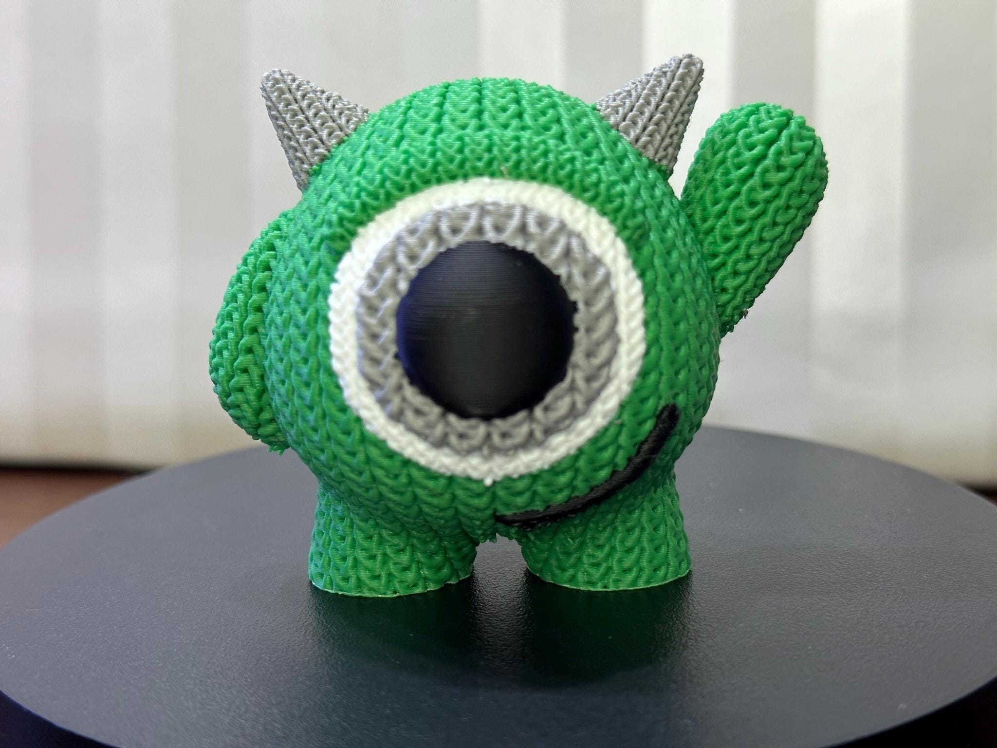 3D Printed Knit Mike & Sulley From Monsters, Inc. Mischief in Stitches ...