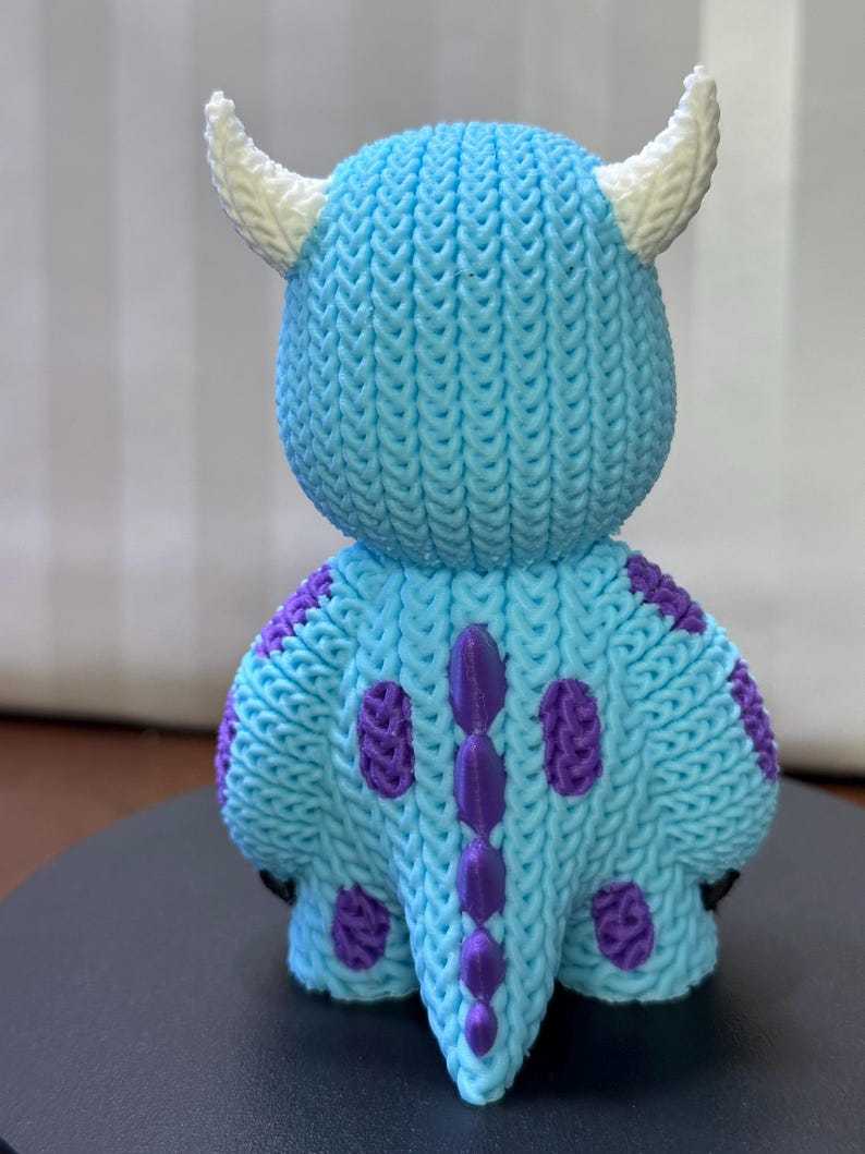 3D Printed Knit Mike & Sulley From Monsters, Inc. Mischief in Stitches ...