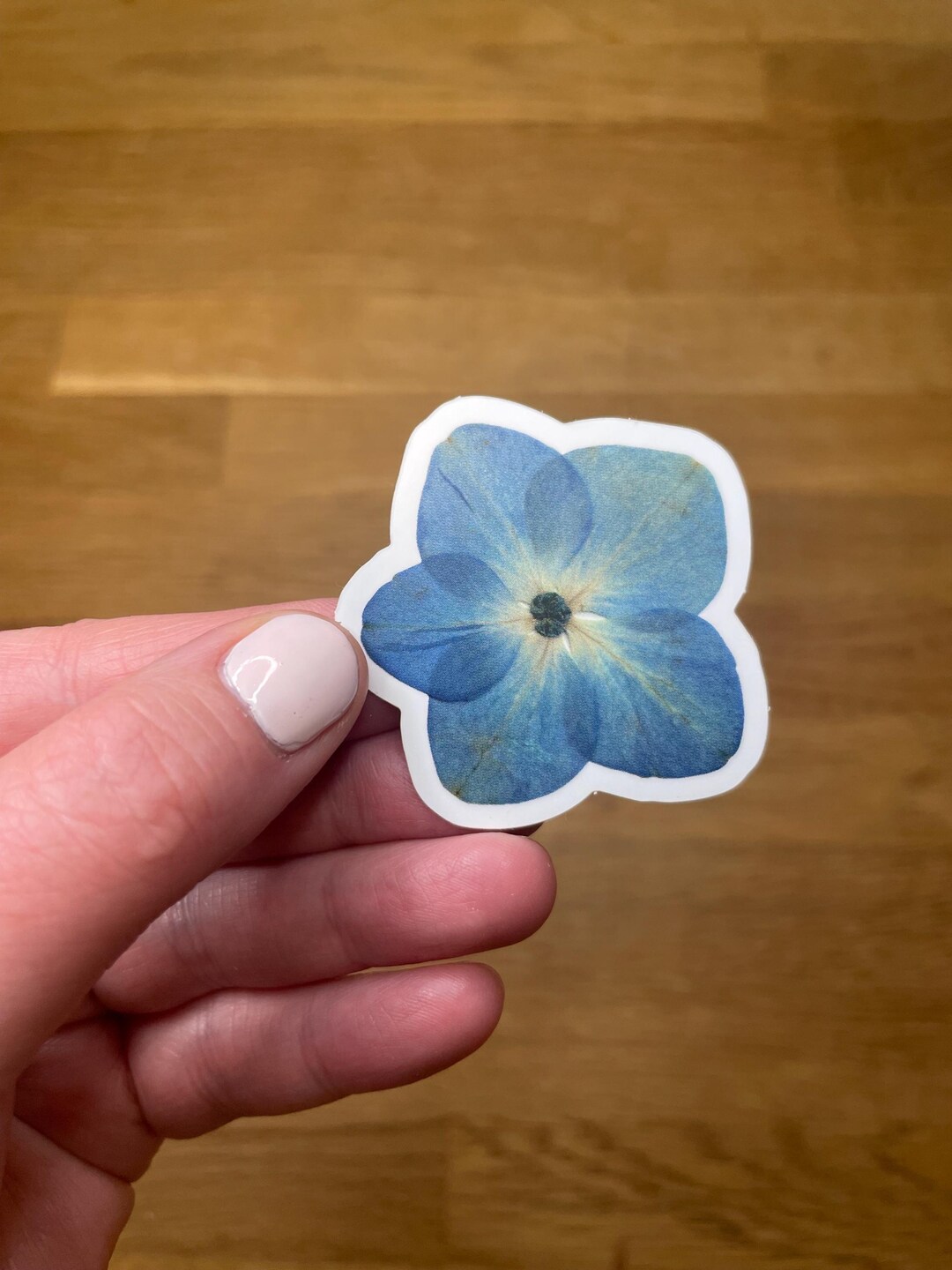 Hydrangea Flower Stickers, Floral Vinyl Sticker - Laptop- Water Bottle ...