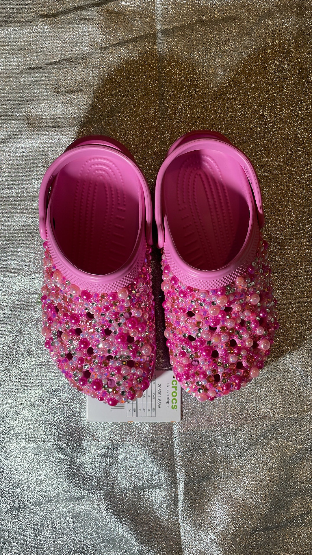 Bling Crocs pink - Etsy