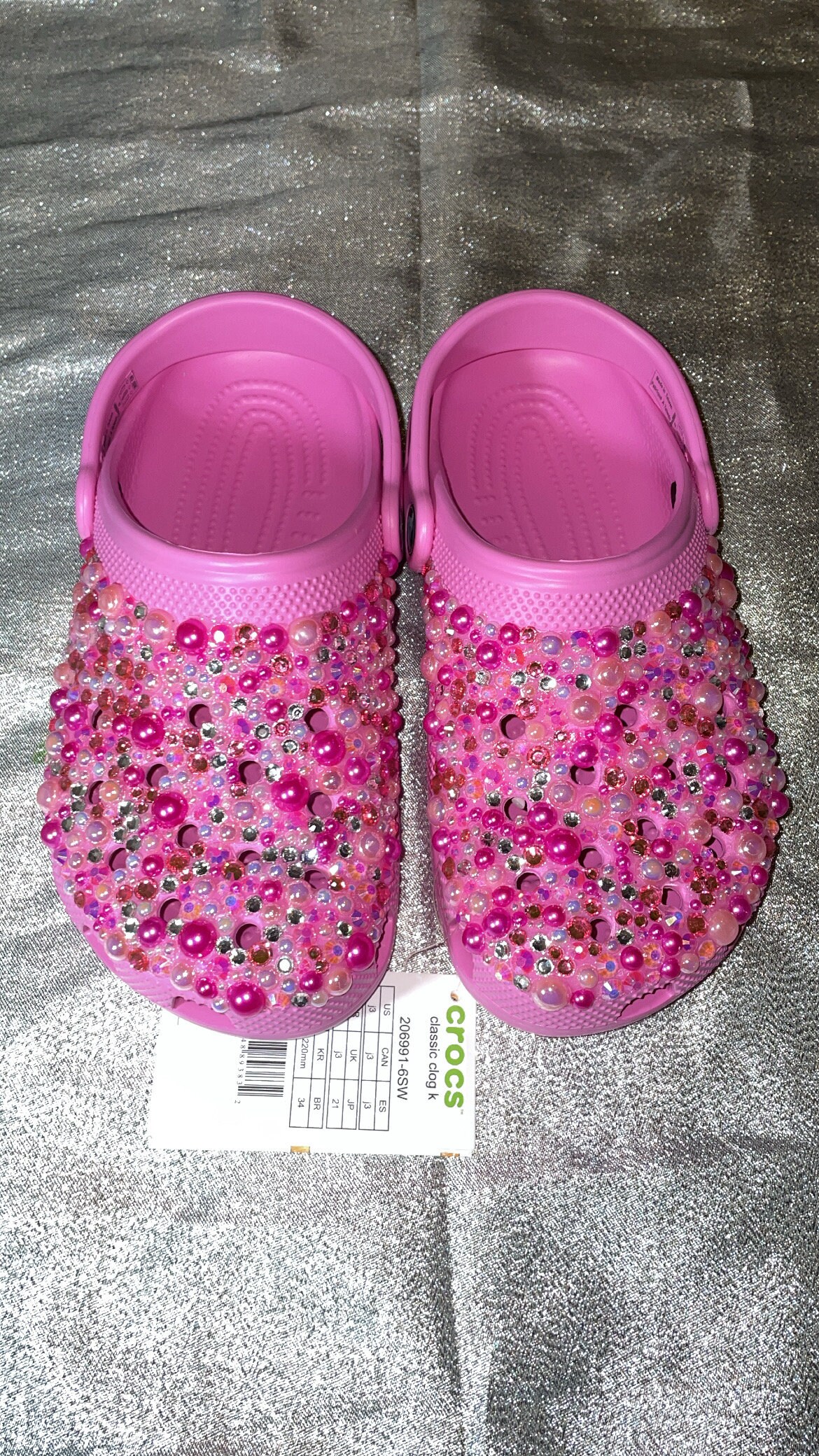 Bling Crocs pink - Etsy