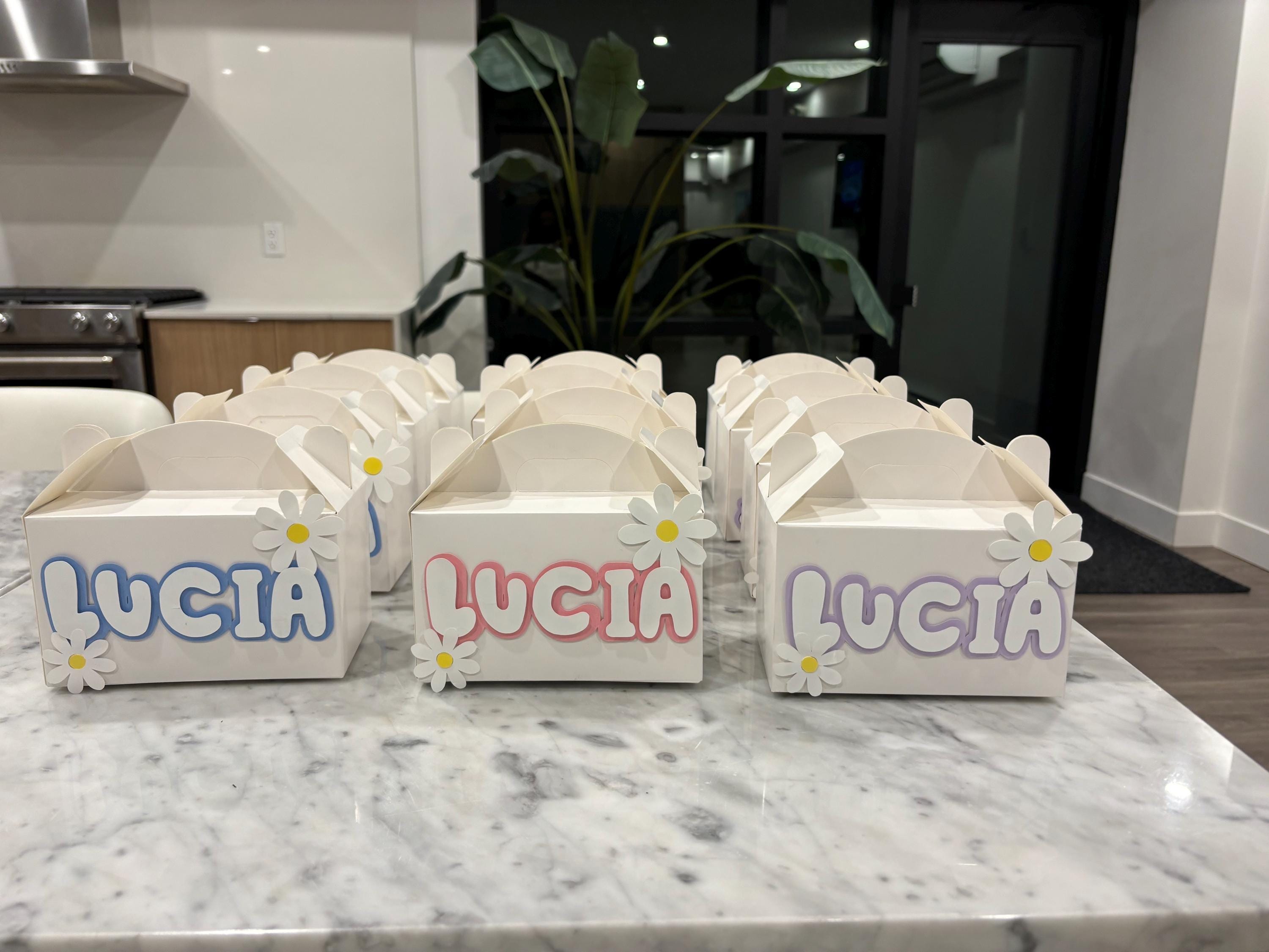 Personalized Party Favour Boxes - Etsy