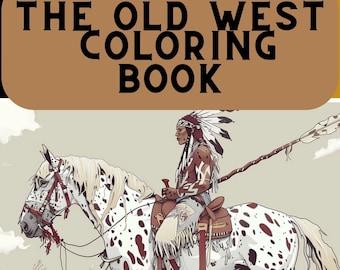 old west coloring book
