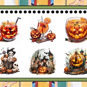 Halloween Clip Art- SET1-300 Dpi,witches,pumpkins,everything Halloween ...