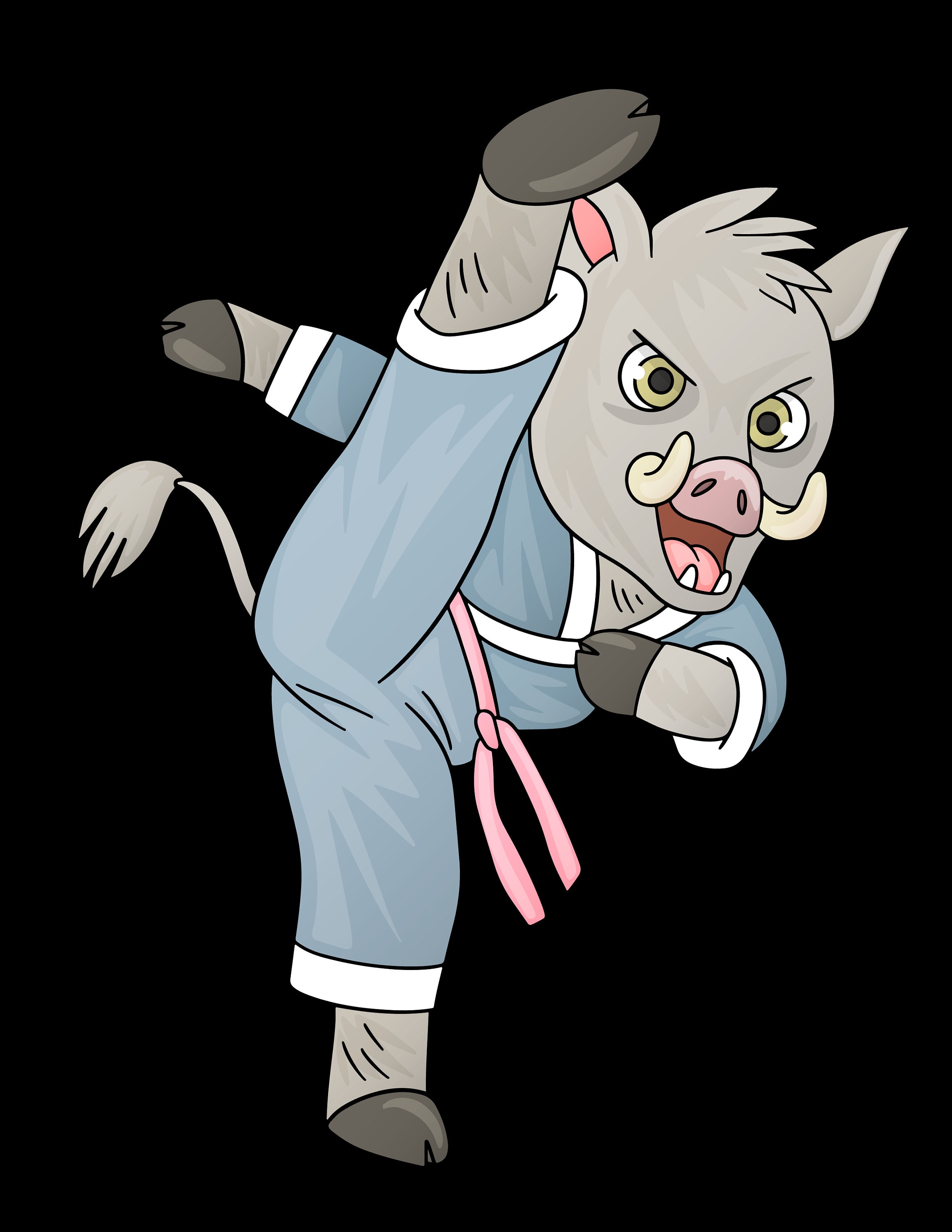 Karate Critters Coloring Book for Kids, Martial Arts, Martial Arts ...