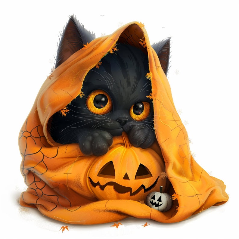 Halloween Clip Art- SET2- 12-300 Dpi,witches,pumpkins,halloween ...