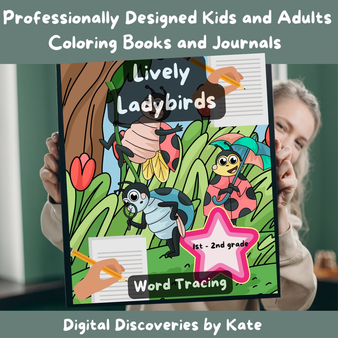 Lively Ladybirds, Bugs, Ladybugs, Insect, Beetle, Ladybugs, Word Trace ...