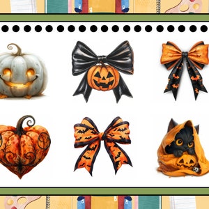Halloween Clip Art- SET2- 12-300 Dpi,witches,pumpkins,halloween ...
