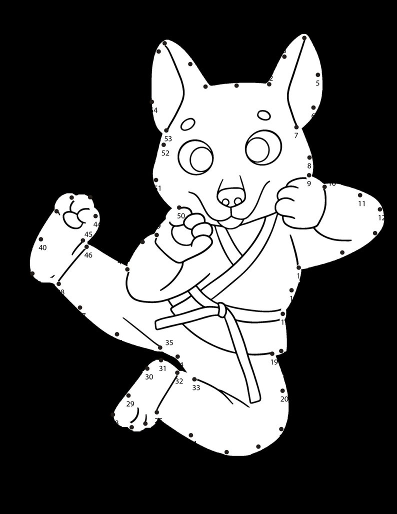 Karate Critters Coloring Book for Kids, Martial Arts, Martial Arts ...