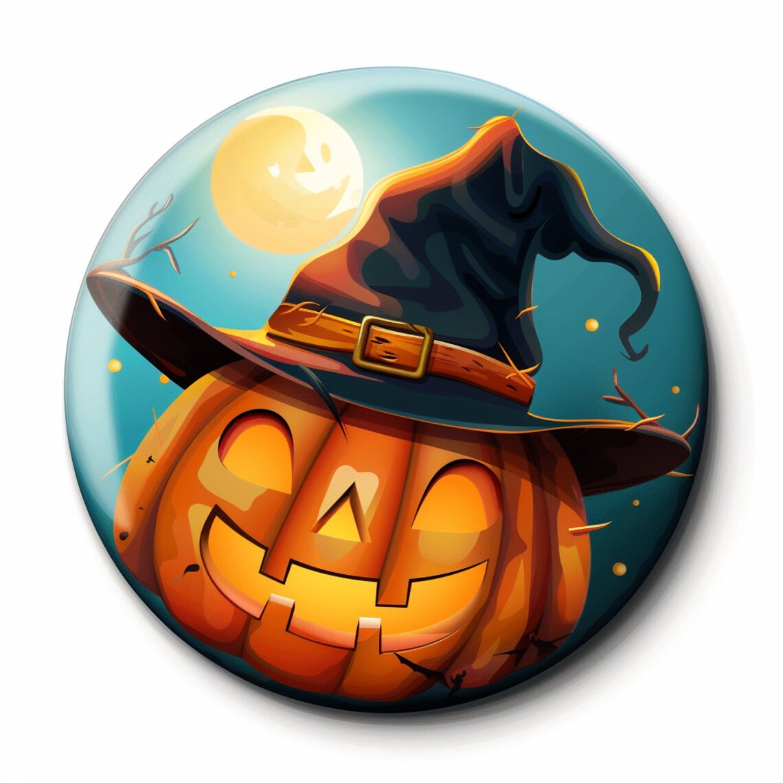 Halloween Clip Art Set – Witches, Pumpkins, and Haunted House (300 Dpi ...